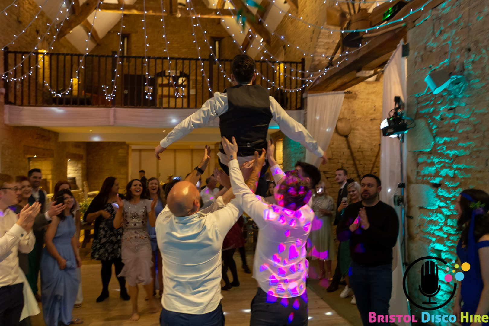 Photos of our Wedding DJ's in action - Bristol Disco Hire